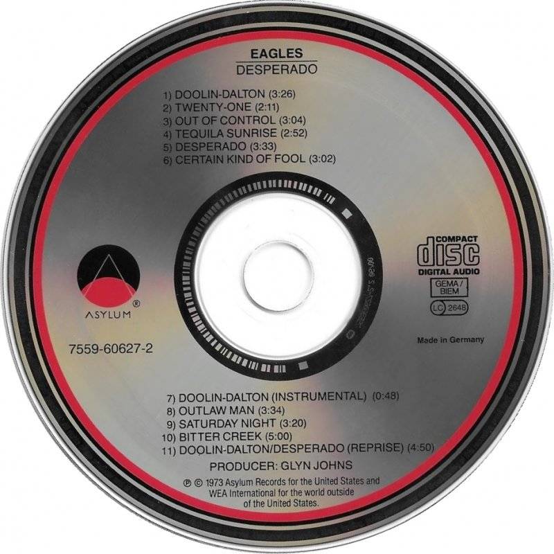 The Eagles Desperado : CD | CD Covers | Cover Century | Over 1.000.000 ...